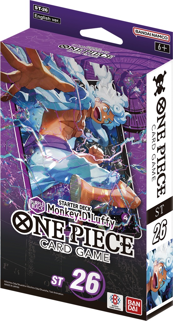 One Piece TCG - Purple-Black Monkey.D.Luffy Starter Deck - ST26 Starter ...